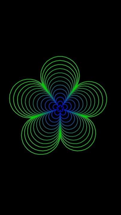 Flower Design Created By Python Shorts Coding Python Programming