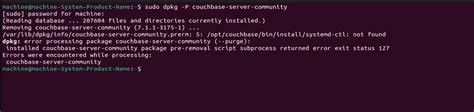 Unable To Reinstall The Couchbase Couchbase Server Couchbase Forums