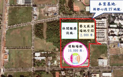 南台南副都心設運動藝文休閒園區 採bot打造萬席室內體育館 地產天下 自由電子報