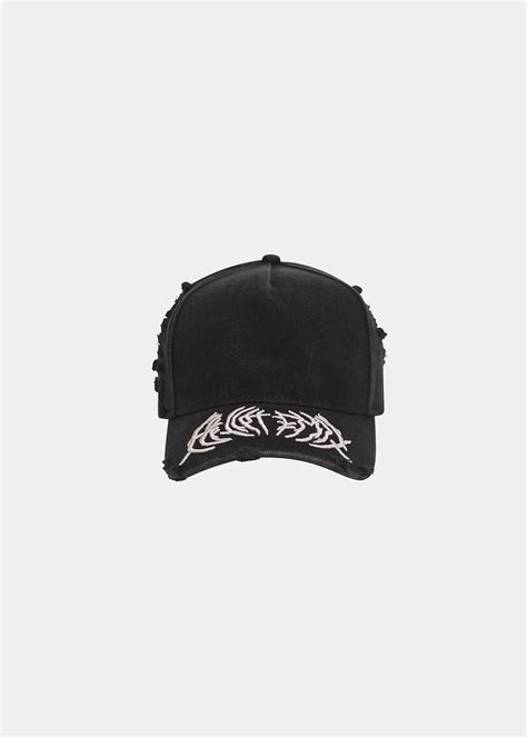 Black Distorted Cap 017 Shop