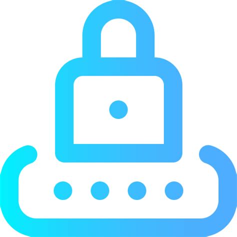 Password Super Basic Omission Gradient Icon