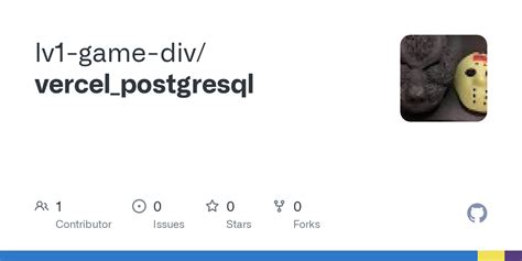 Github Lv1 Game Divvercelpostgresql