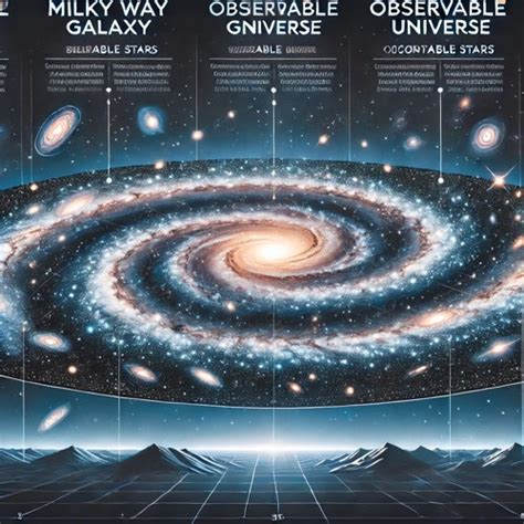 우주에 있는 별의 수 상상조차 어려운 우주의 규모