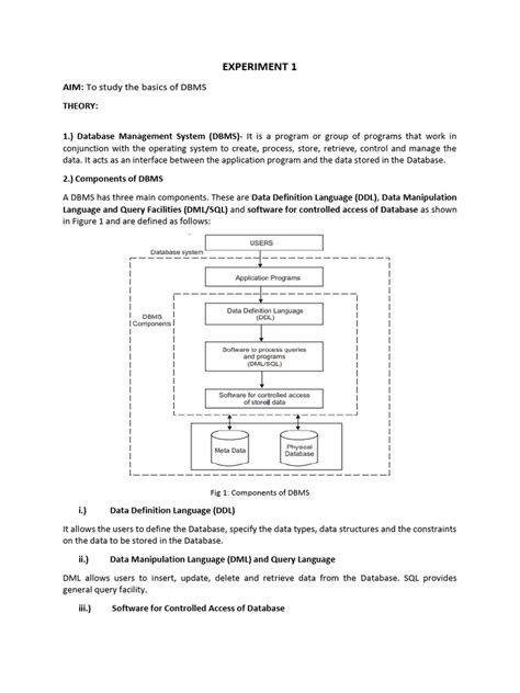 dbms experiments download free pdf databases relational database