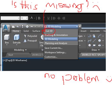 i can t find my civil 3d workspace autodesk community