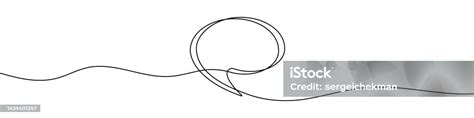 음성 거품의 연속 선 그리기 음성 거품의 선형 그리기 대화 풍선 문자 기호에 대한 스톡 벡터 아트 및 기타 이미지 대화 풍선 문자 기호 드로잉 연속성 Istock