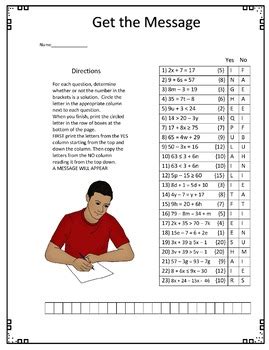 INEQUALITIES UNIT By Merry In The Middle Teachers Pay Teachers