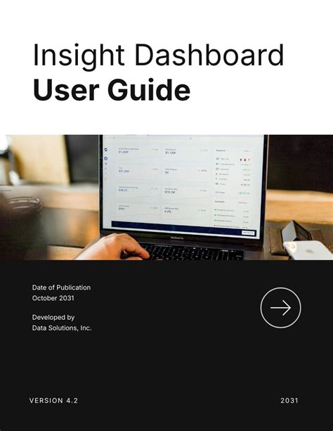 Dashboard User Guide Template Visme