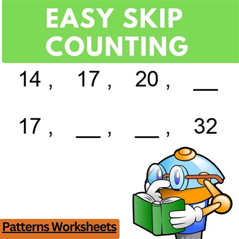 Patterns Worksheets Easy Skip Counting Worksheets Made By Teachers