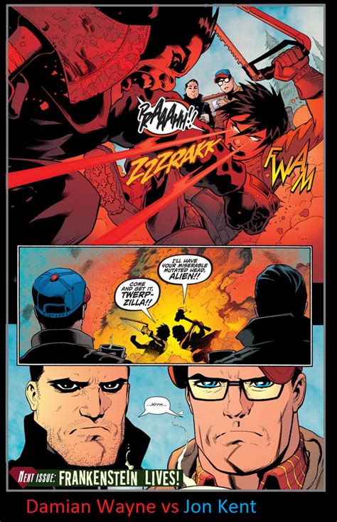 Damian Wayne Vs Jon Kent By Keyblademagicdan On Deviantart