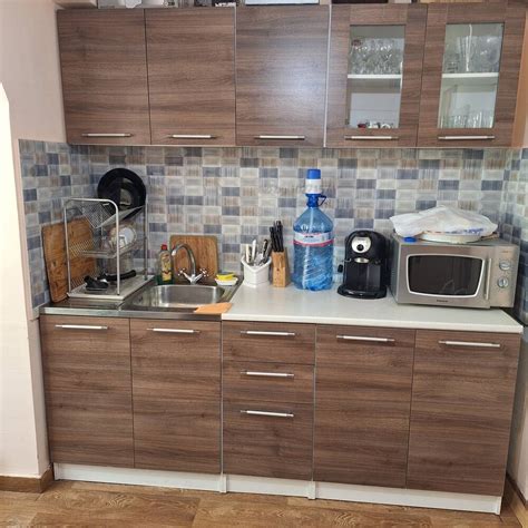 Кухненски шкафове печка мивка и смесител Кухня Мебели за дома и офиса Бургас Продава