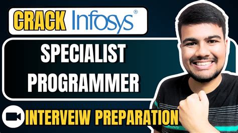 How To Crack The Infosys Specialist Programmer Role Youtube