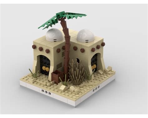 Lego Moc Desert House 4 For A Modular Desert Village By Gabizon Rebrickable Build With Lego