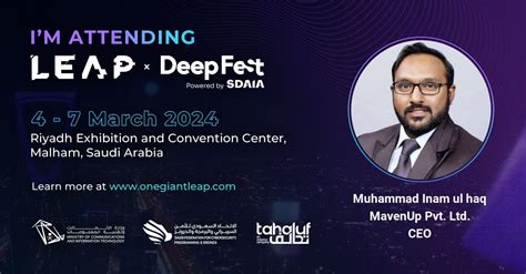 Muhammad Inam Ul Haq On Linkedin Leap And Deepfest 2024