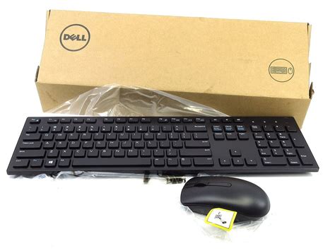 Mouse Combo Black Genuine Dell Km636 Wireless Keyboard