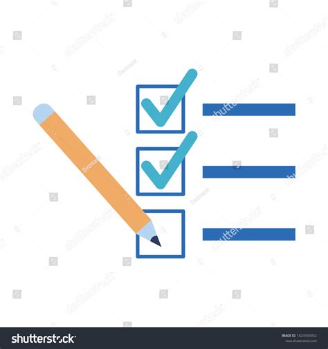Check Mark Symbol Check Box Icon Stock Vector Royalty Free Shutterstock