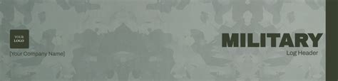 Free Military Log Header Template To Edit Online