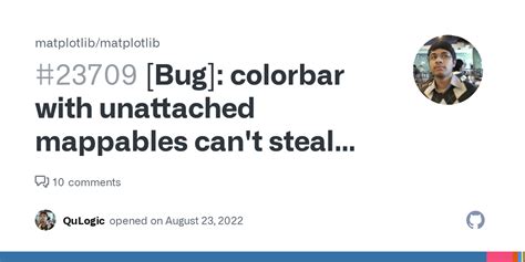 Bug Colorbar With Unattached Mappables Cant Steal Space · Issue 23709 · Matplotlib