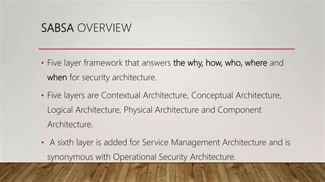 Conceptual Security Architecture Pptx