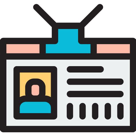 Identity Pass Id Card Identification Business Icon
