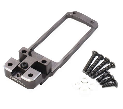 TREAL SCX Servo Mount Aluminum CNC Machined Adjustable Size For Bigger Servo Full Support