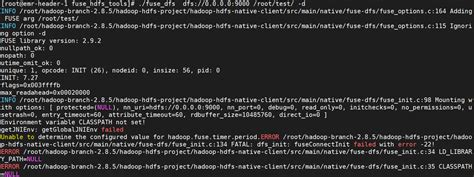 【hadoop】dfs Fuse编译使用hadoop Hdfs Fuse Csdn博客