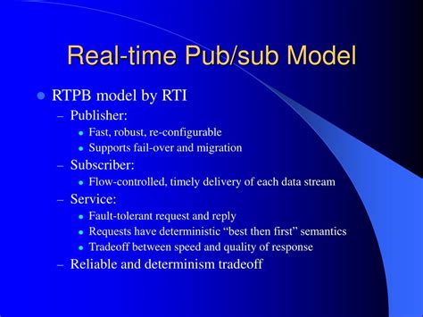 Ppt Real Time Publishsubscribe Powerpoint Presentation Free