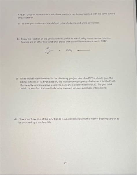 Solved 19 Pt A Using Curved Arrow Notation To Show The