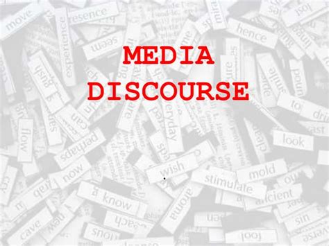 Media Discourse Pptx