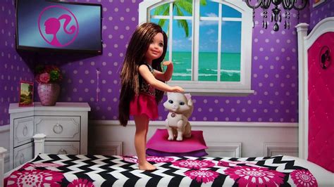 Barbie Stop Motion Barbie Doll Playing In Barbie Bedroom Parody