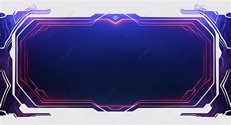 Cool Game Border Interface Background Frame Game Border Science And Technology Background