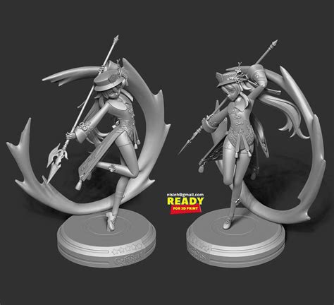 Hu Tao Genshin Impact Fanart D Model By Sinh Nguyen