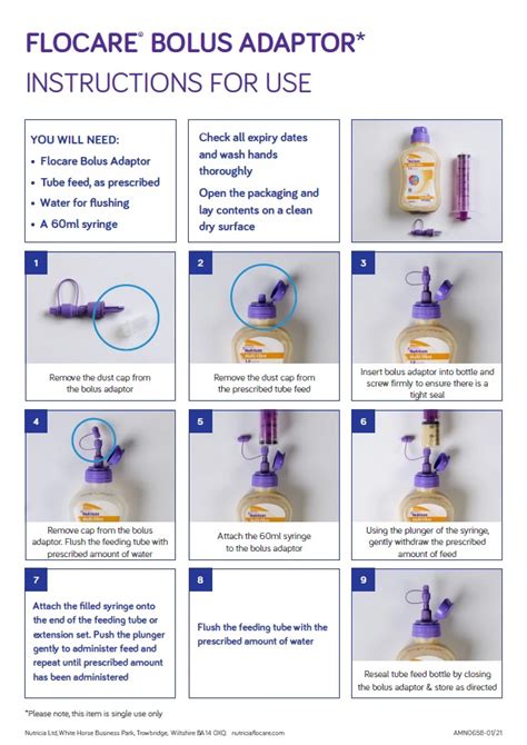 Flocare Bolus Adaptor