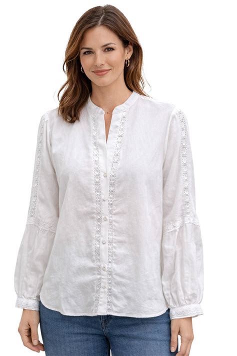 White Eyelet Blouse