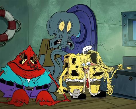 Scaredy Pants 10 Pieces Of Spongebob Fan Art That Are Actually Terrifying