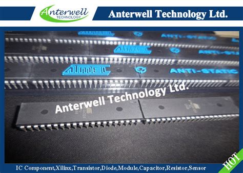 8 bit microcontroller integrated circuit chip with 32k bytes in system