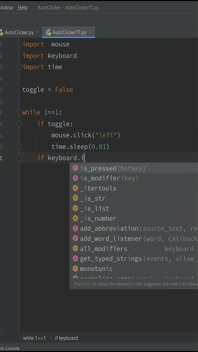 How To Make A Simple Autoclicker In Python Shorts Youtube
