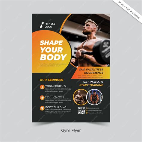Premium Vector Fitness And Gym Flyer Template