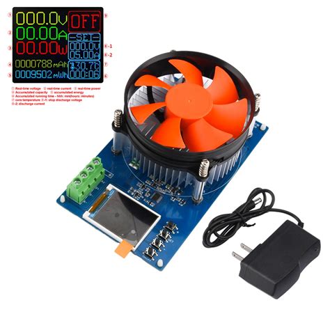 전자 부하 테스터 배터리 용량 테스터 전류 저항기 배터리 전압 용량 테스터 전력 전압계 150w 10a Aliexpress