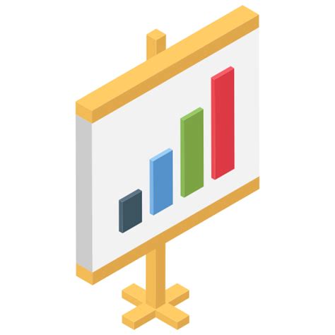 그래프 막대 아이콘 Generic Isometric Freepik