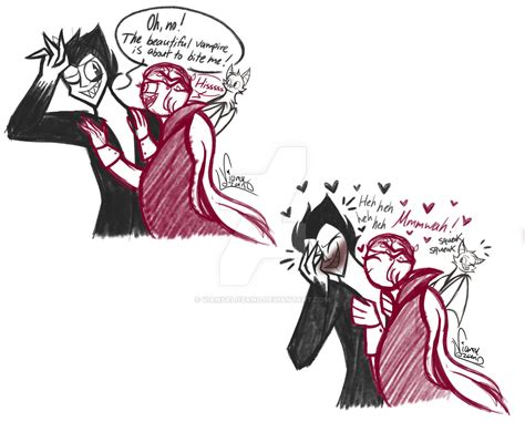 Pitchxval Vampire Kiss By Viansalozano On Deviantart