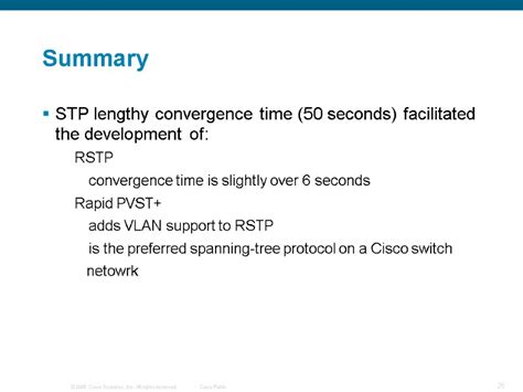 Implement Spanning Tree Protocols Lan Switching And Wireless