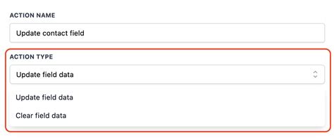 Action Update Contact Field Highlevel Support Portal
