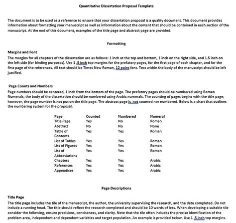 Sample Dissertation Outline Template Room