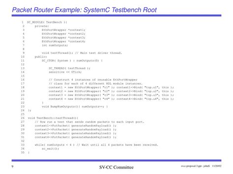 Ppt Systemverilog To C Function Call Proposal Svc Declaration Context Binding Powerpoint