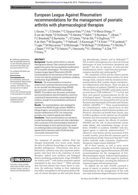 Pdf Psa Eular Recommendations Dokumen Tips