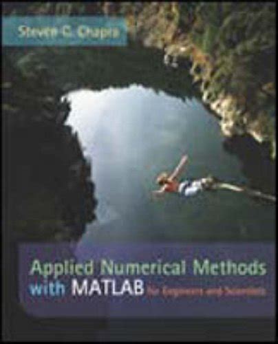 Applied Numerical Methods Matlab Engineers By Chapra Abebooks