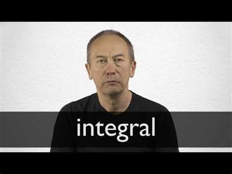 INTEGRAL Definition And Meaning Collins English Dictionary