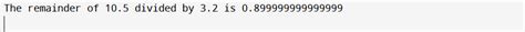 Mathieeeremainder Method In C Tpoint Tech