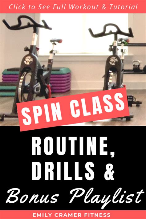 55 Min Spin Class Routine Drills And Playlist Spin Class Routine